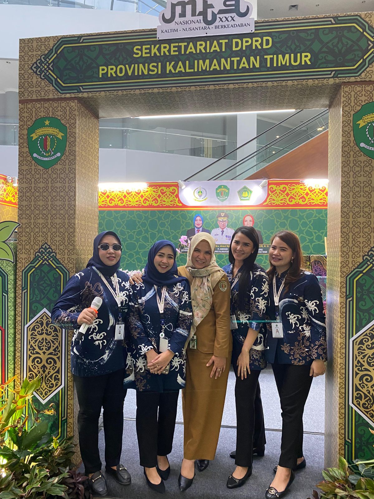 Pameran MTQ Nasional ke XXX, Mahakam Batik Diperkenalkan di Stand DPRD ...